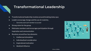 Transactional vs. transformational leadership | PPT