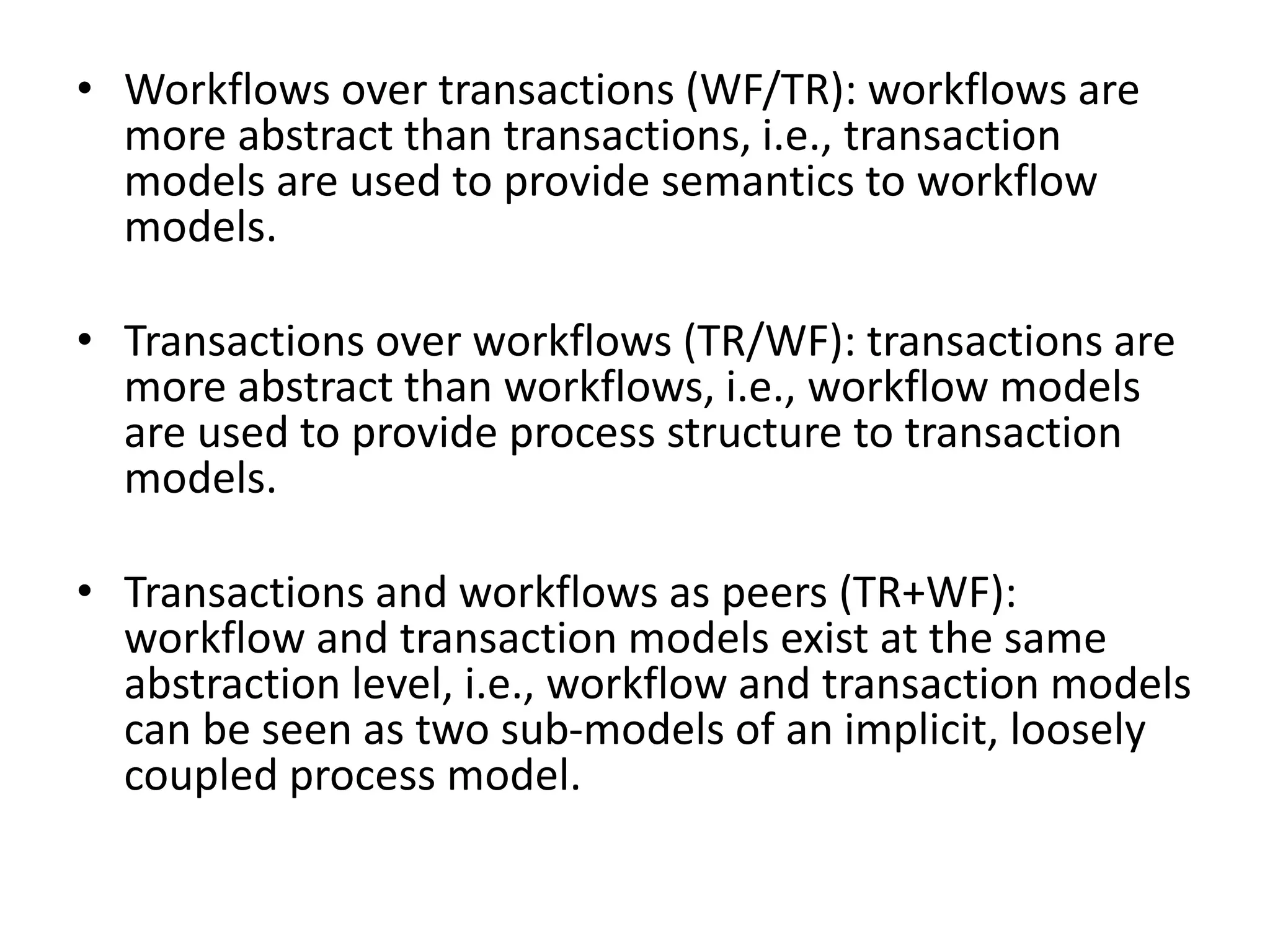 Transactional Workflow Ppt