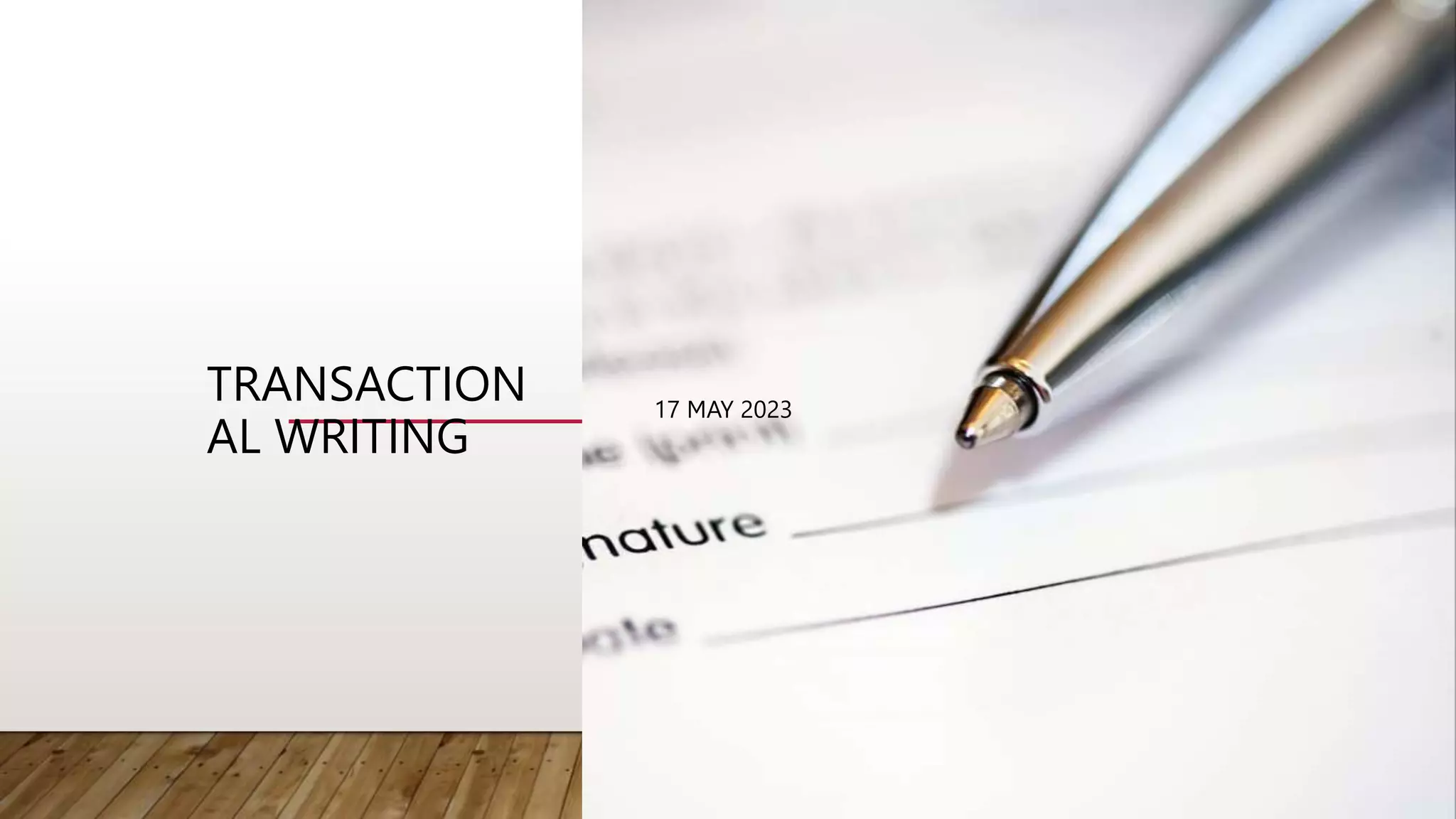 Transactional Writing.pptx