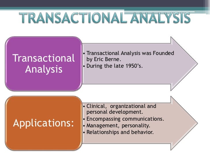 Transaction Analysis