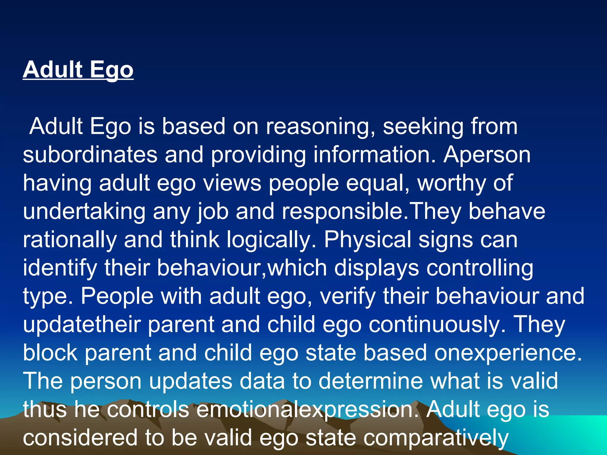 Transaction analysis in orgnisation behavior | PPT