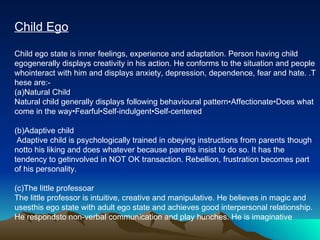 Transaction analysis in orgnisation behavior | PPT