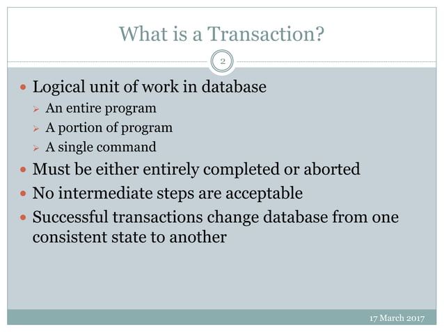 Transaction And Concurrency Control Pptx