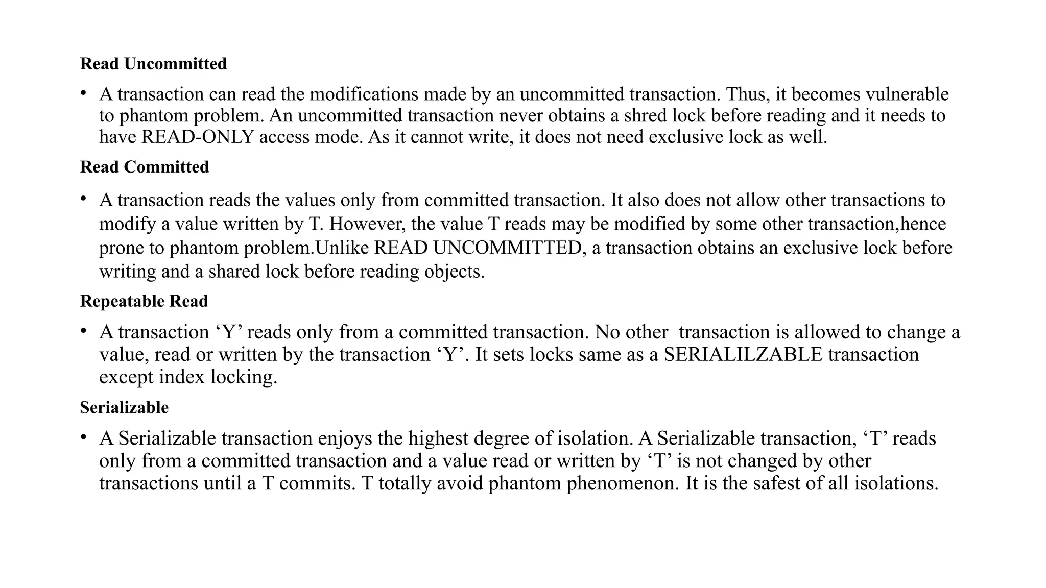 Transaction characteristics in SQL-DataBase Management system | PPTX