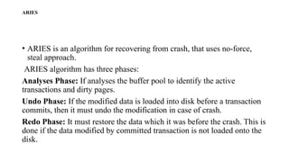 Transaction characteristics in SQL-DataBase Management system | PPTX