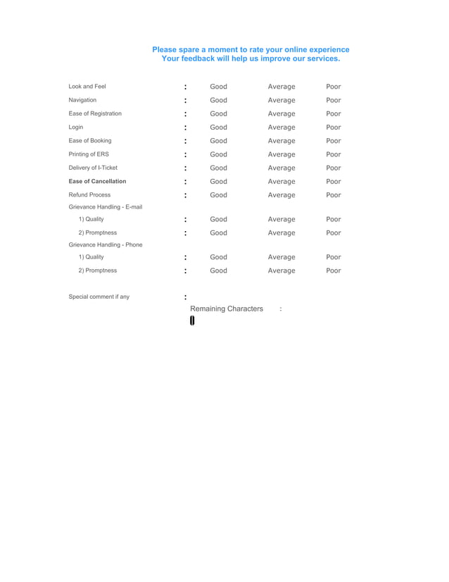 Transaction Charges Details | DOC