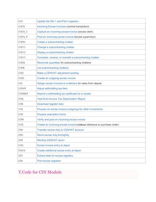 Transaction codes | DOCX | Personal Taxes | Personal Finance