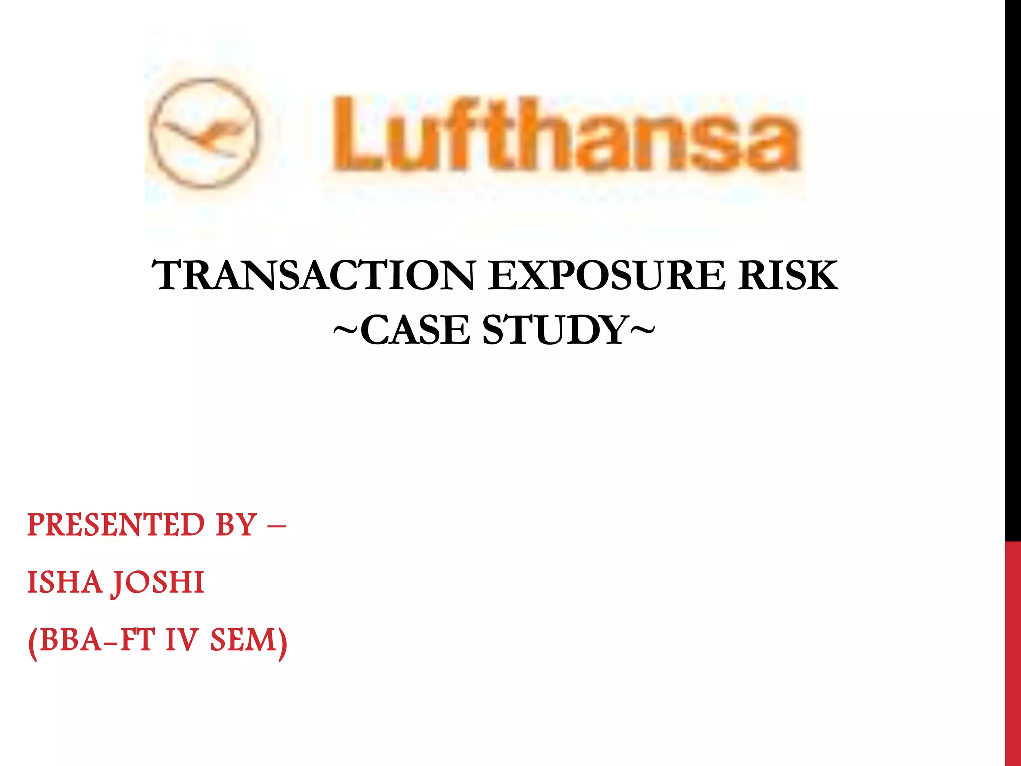 Transaction exposure risk | PPTX