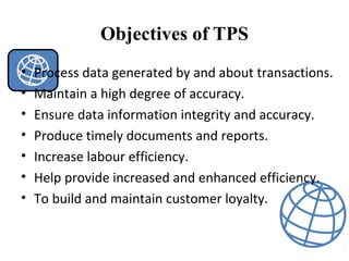 Transaction processing system | PPT | Databases | Computer Software and Applications