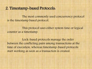 Transaction management | PPTX | Databases | Computer Software and ...