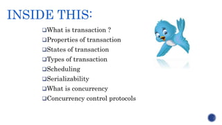 Transaction management | PPTX