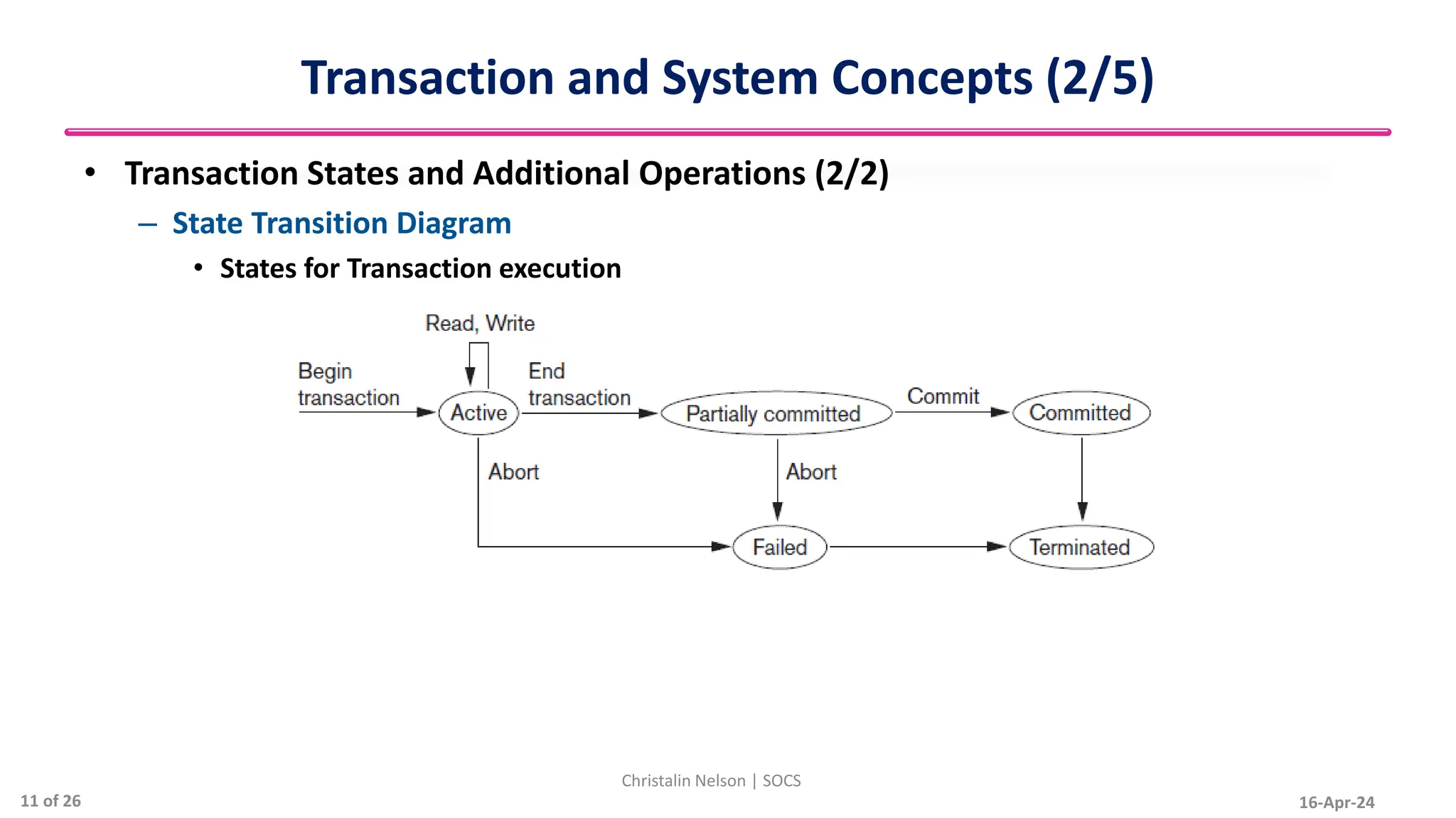 Transaction Management in Database Management System | PDF