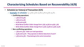 Transaction Management in Database Management System | PDF