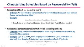 Transaction Management in Database Management System | PDF