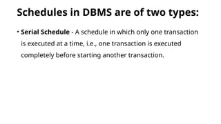 transaction management-database management system | PPT