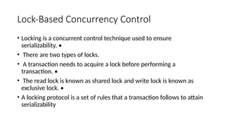 transaction management-database management system | PPT
