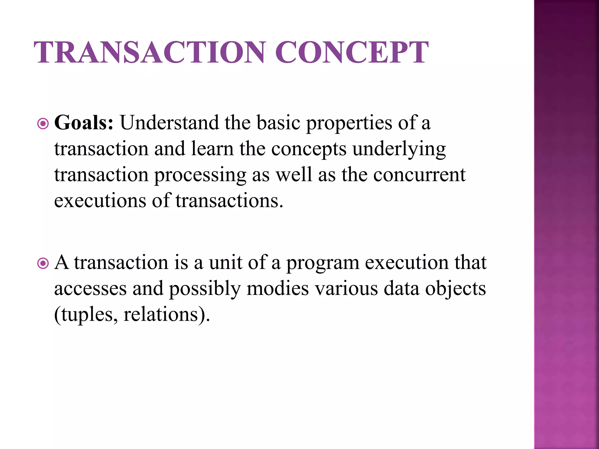 Transaction management DBMS | PPTX