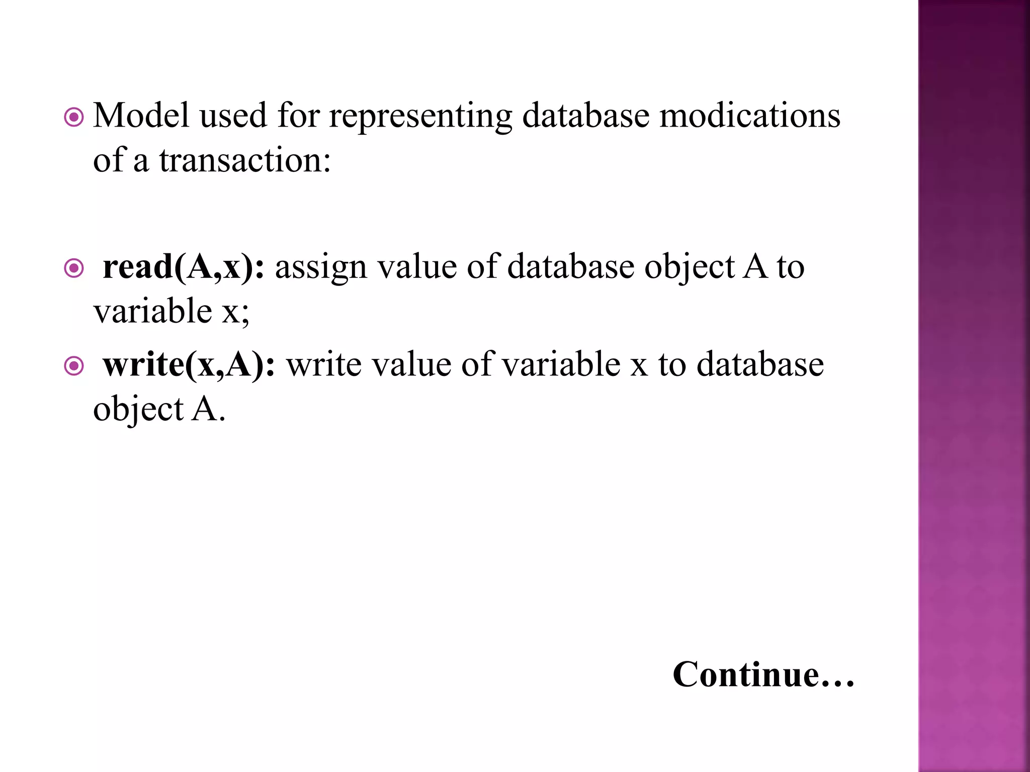Transaction management DBMS | PPTX