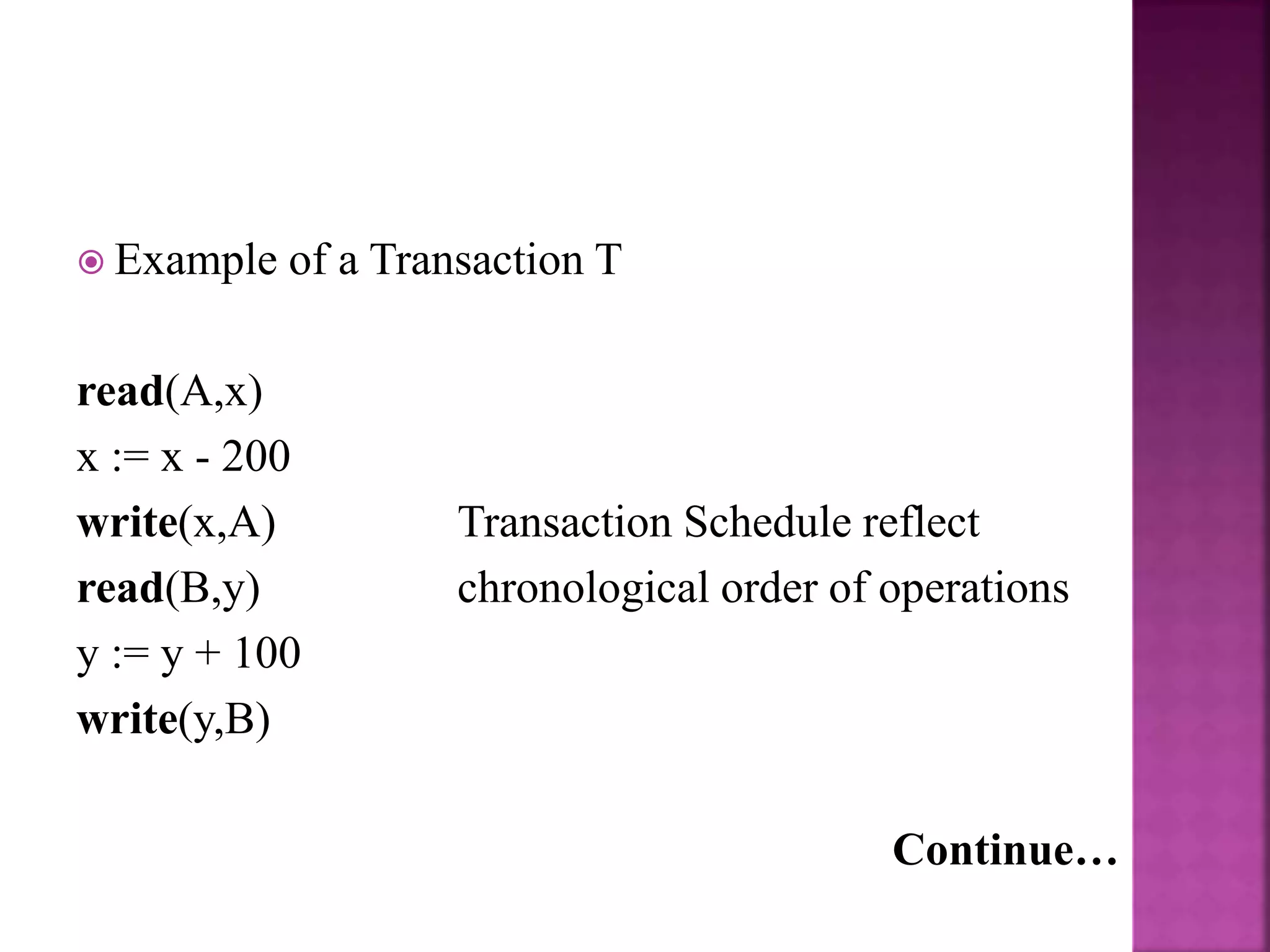 Transaction management DBMS | PPTX