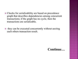 Transaction management DBMS | PPTX