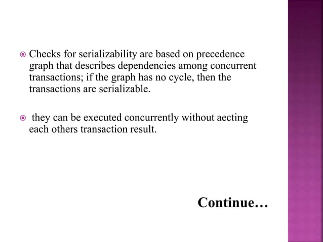 Transaction management DBMS | PPTX