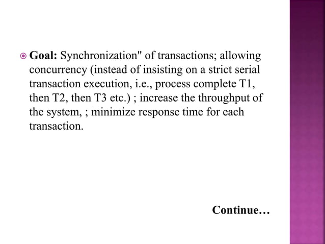 Transaction management DBMS | PPTX