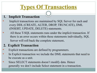 Transaction Managment in database management systems.pptx