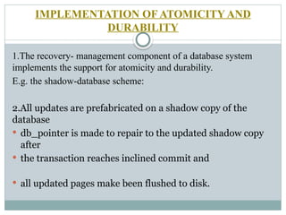 Transaction Managment in database management systems.pptx