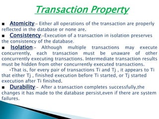 Presentation on Transaction | PPTX