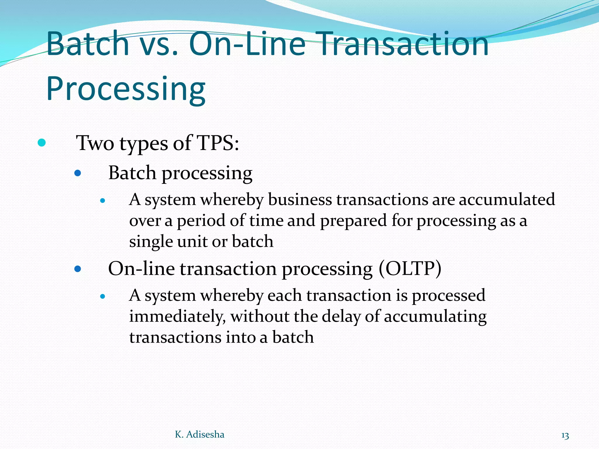 Transaction processing | PPT