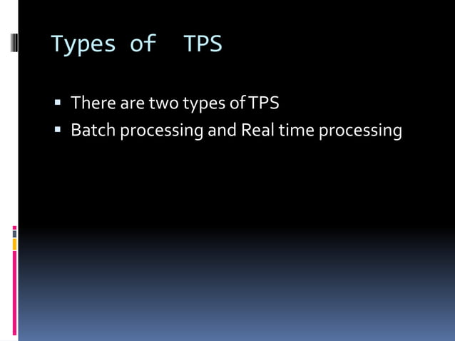 Transaction processing system | PPTX | Databases | Computer Software and Applications