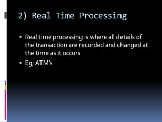 Transaction processing system | PPTX