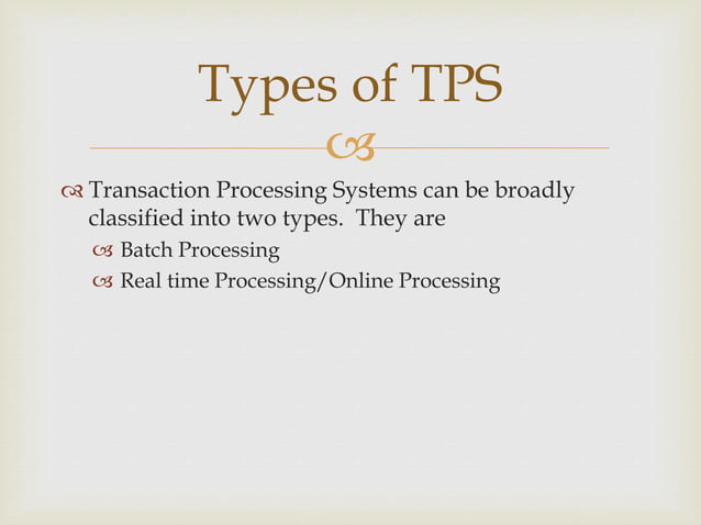 Transaction processing system | PPTX