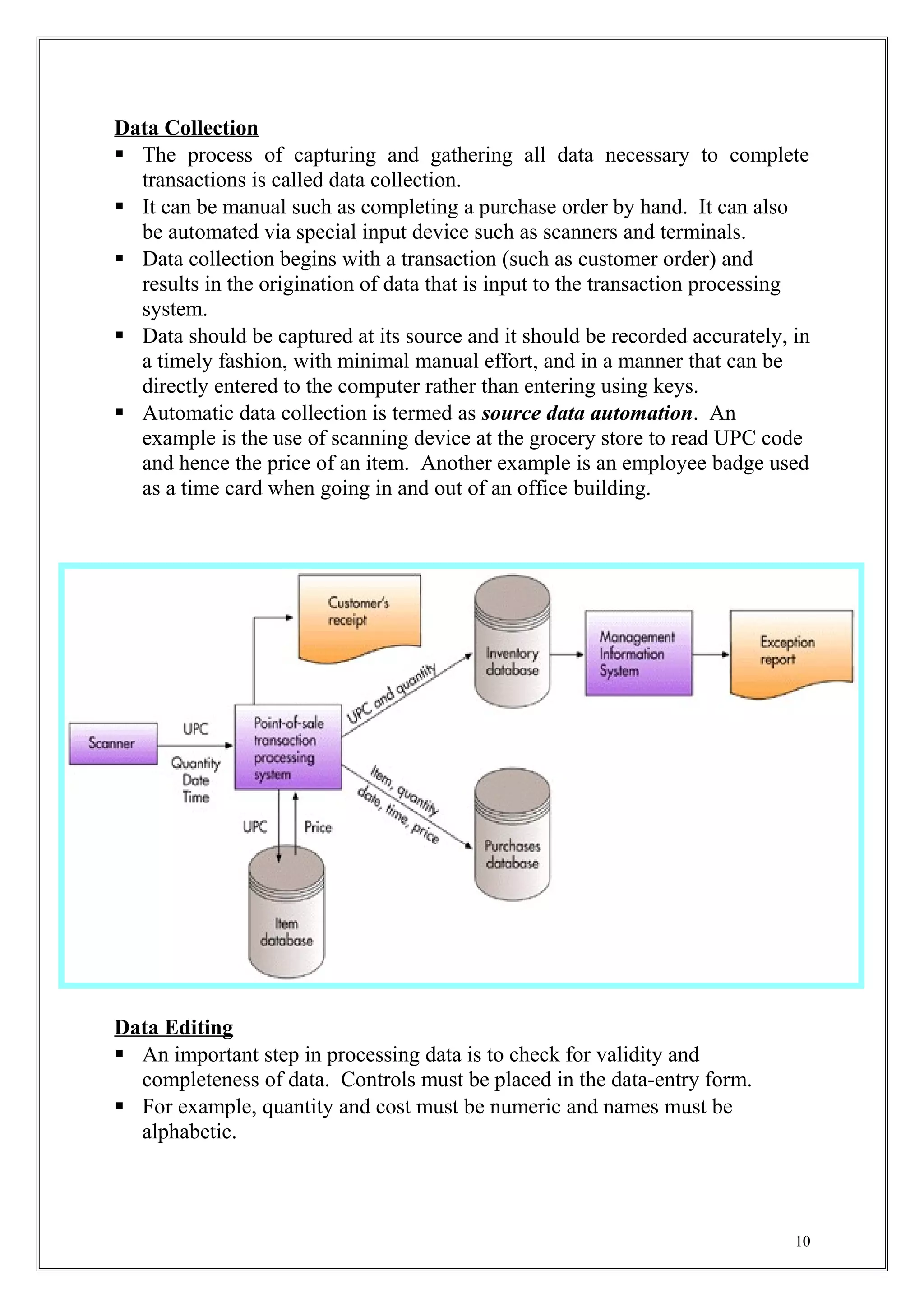 Transaction processing systems | DOC