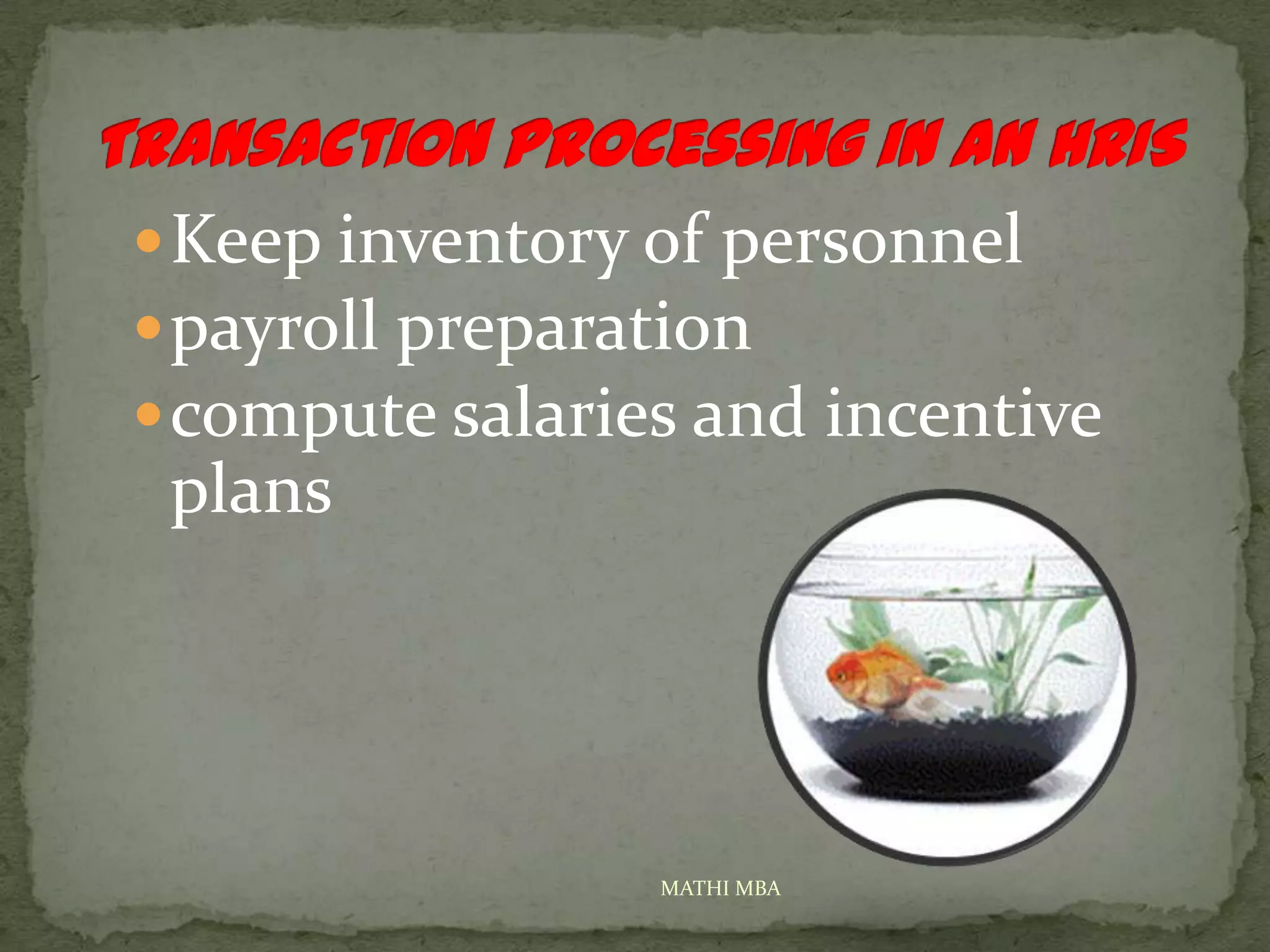 Transaction processing systems (tps) in Management information systems ...