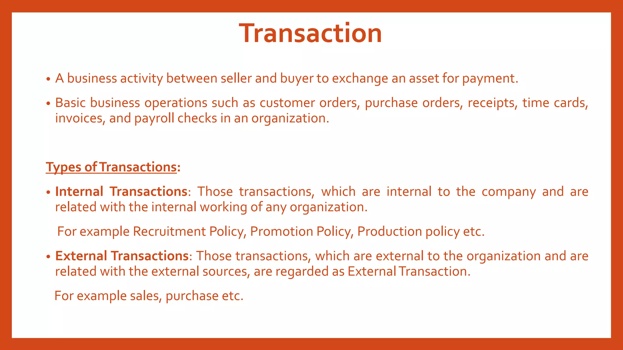 Transaction processing system (TPS) | PPTX