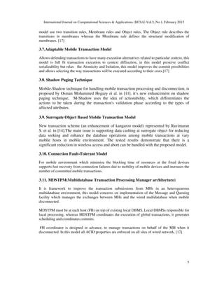 Transaction processing, techniques | PDF