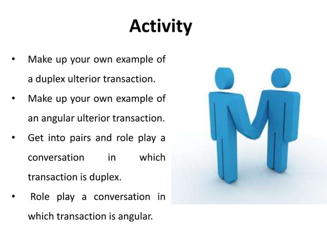 Transactions - Transactional Analysis | PPTX | Science