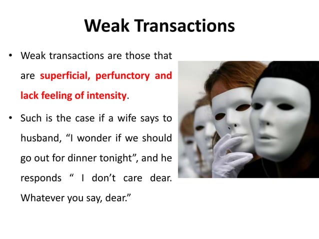Transactions - Transactional Analysis | PPTX | Science