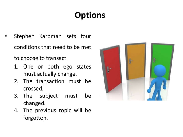 Transactions - Transactional Analysis | PPTX | Science