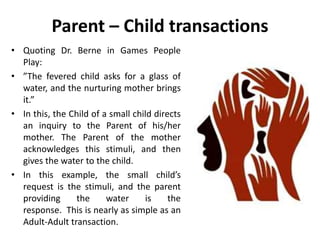 Transactions - Transactional Analysis | PPTX