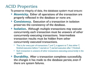 Transactions relational database management system | PPTX