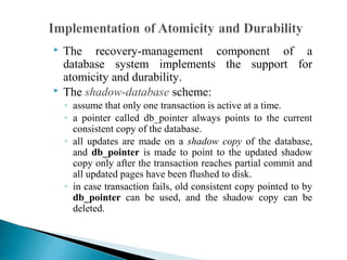 Transactions in dbms | PPT