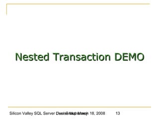 SQL Server Transaction Management | PPT