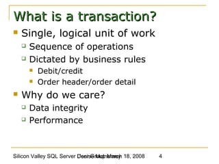 SQL Server Transaction Management | PPT