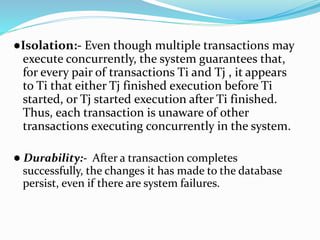Transaction states and properties | PPTX