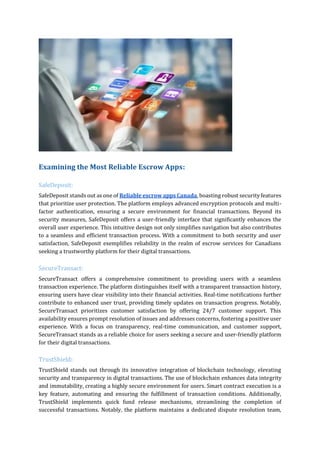 Transactions You Can Trust_ The Most Reliable Escrow Apps for Canadians.pdf