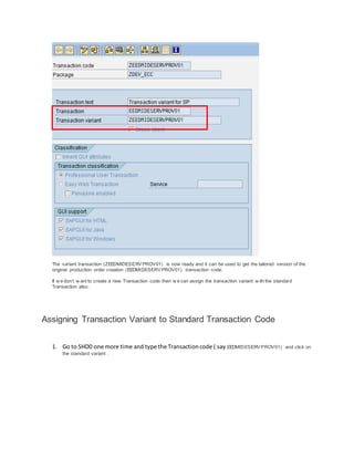 Transaction variant | DOCX