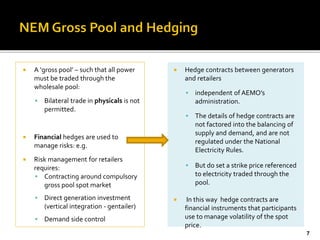 Trans African Energy - Overview of Contractring and Hedges in Australia ...