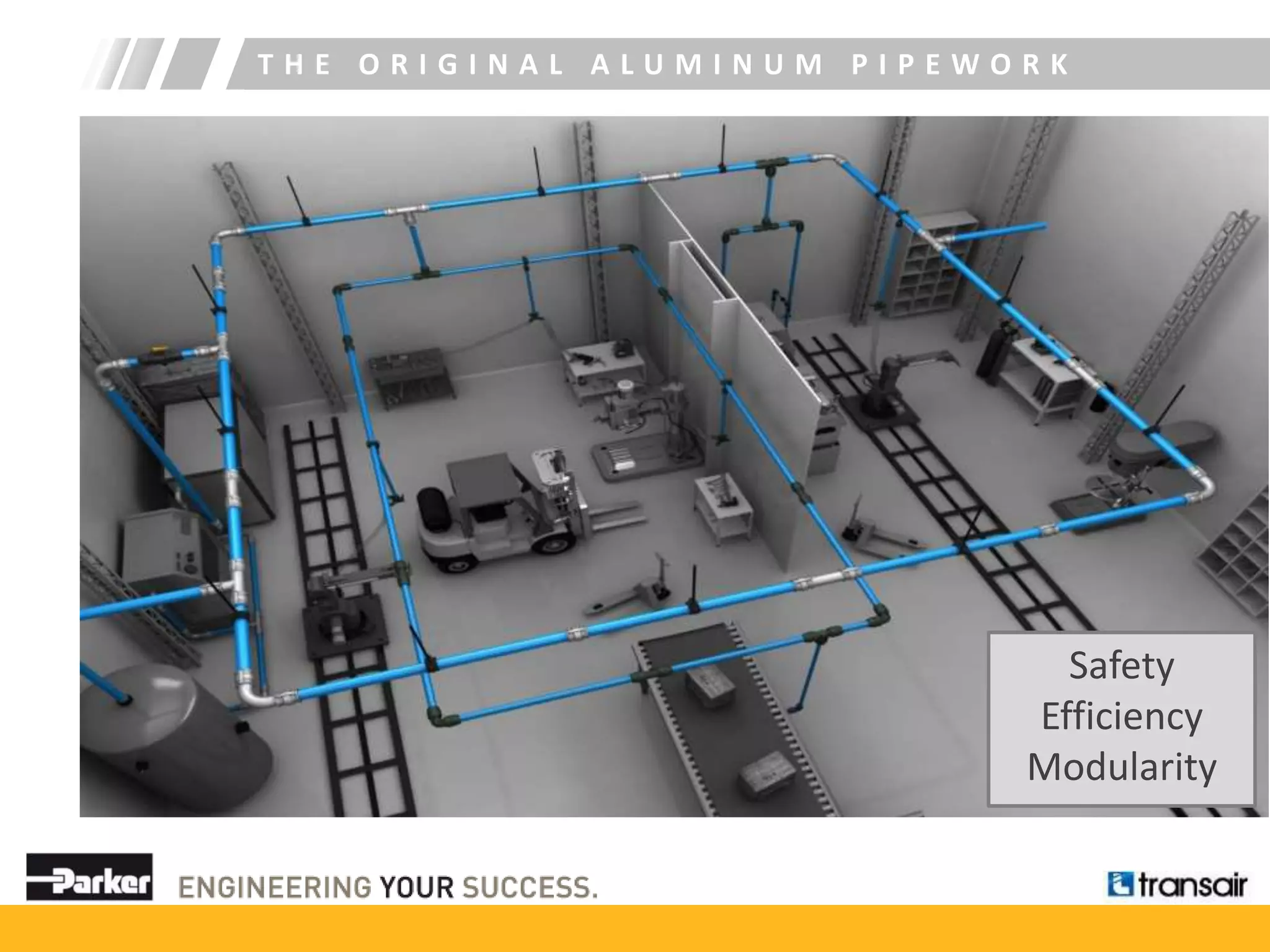 Parker Transair Aluminum piping system for compressed air Specification ...
